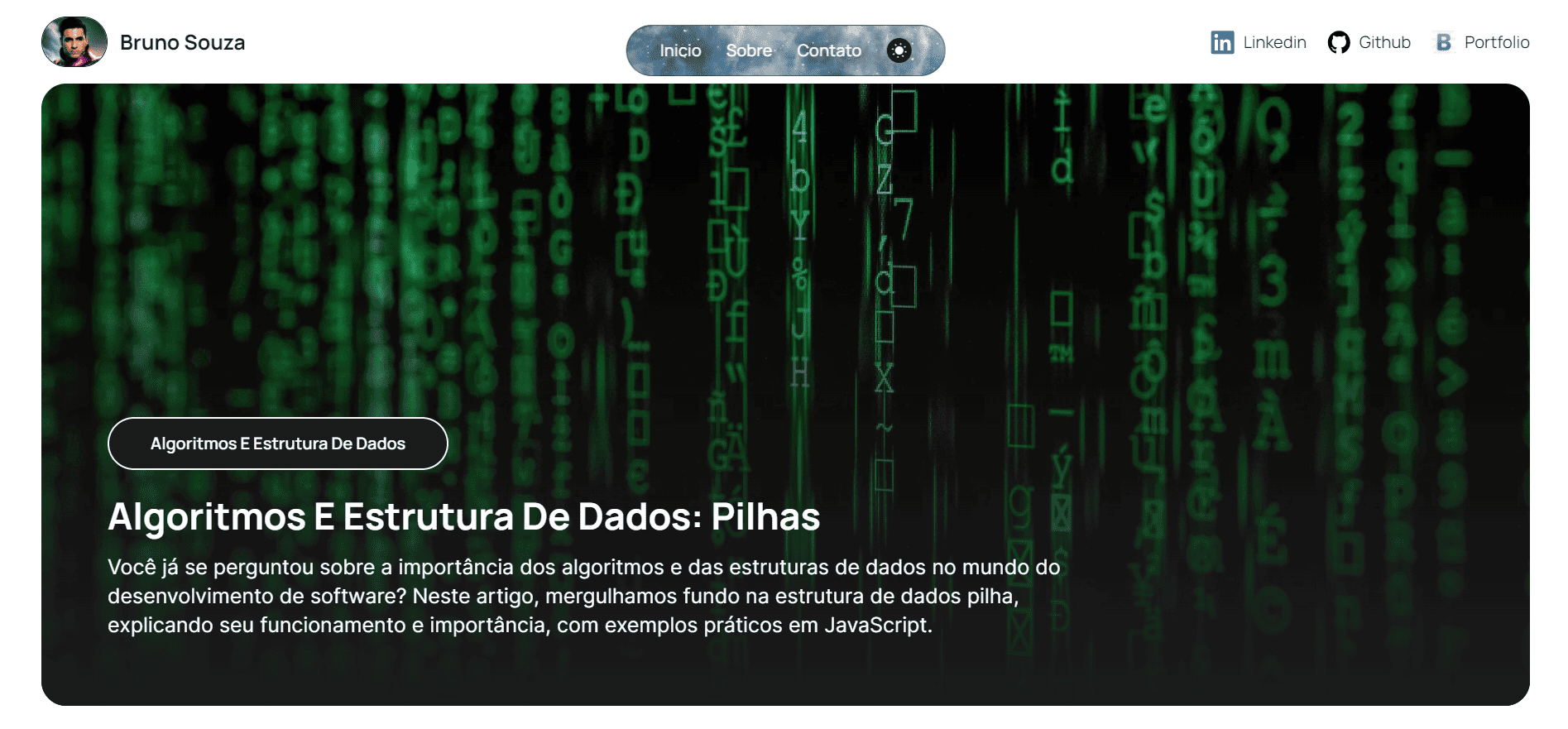 algoritmos y estructura de datos Blogs | Bruno Souza